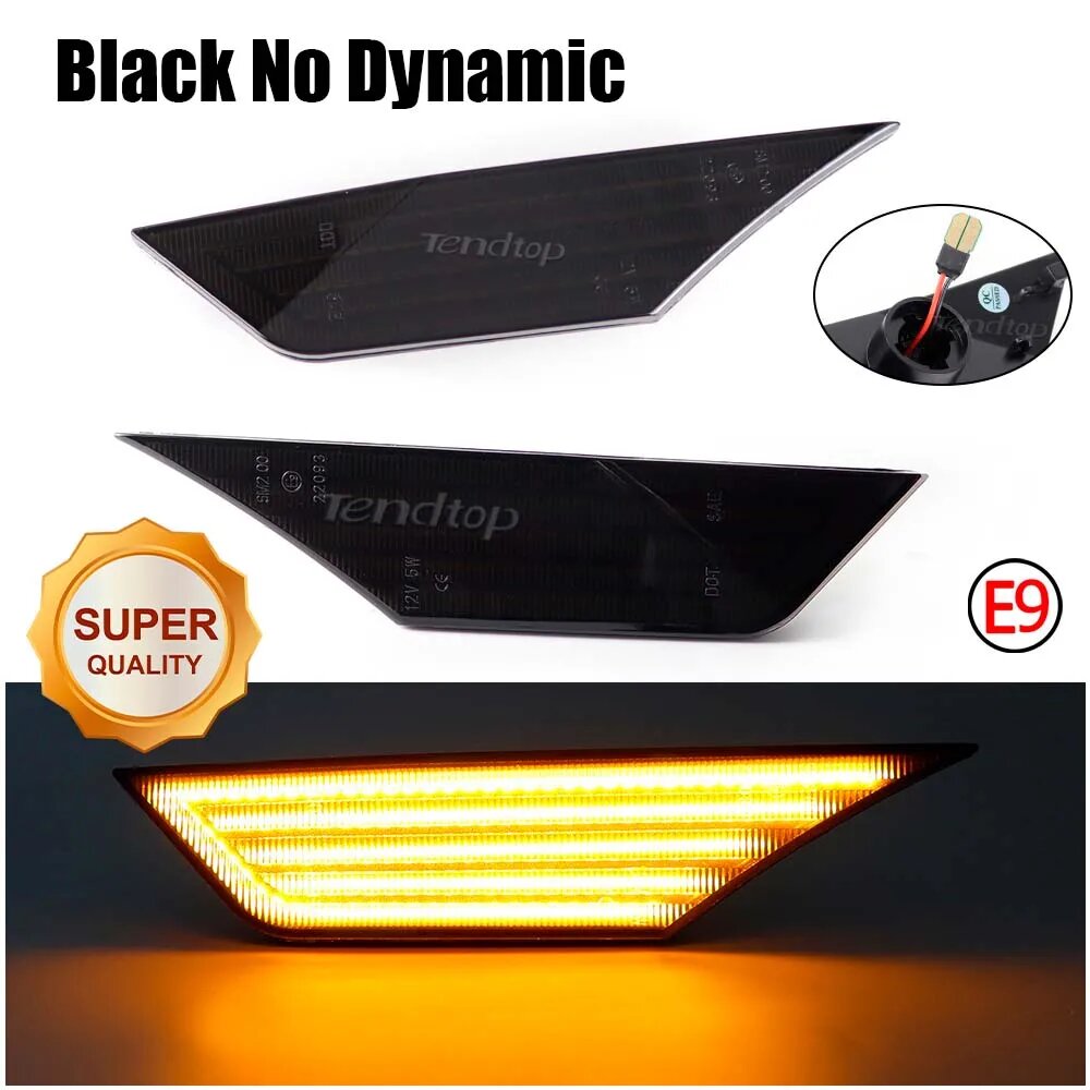 Светодиодные, боковые, габаритные фонари лампы для 2016 - 2021 Honda Civic 10 поколения, белый и янтарный отражатель бампера