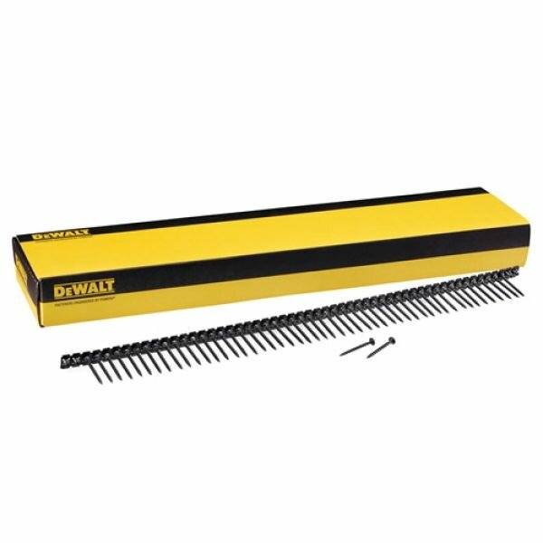 Шурупы в ленте Dewalt DWF4100350 по гипсокартону к деревянным направляющим 3,5х35 мм,1000 шт./пачка