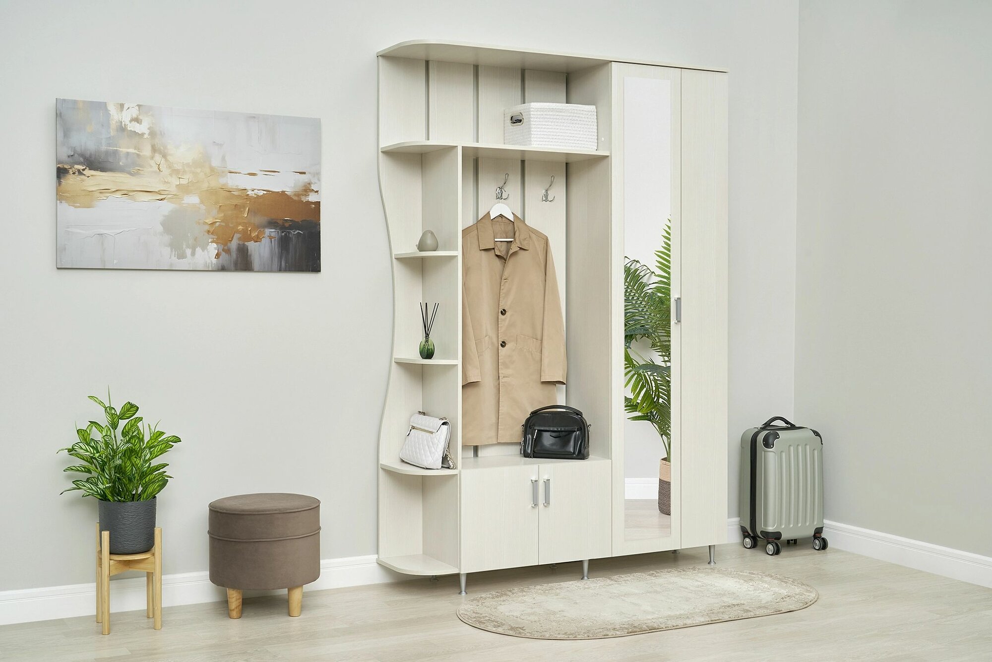 Прихожая Лика № 1 1,5 м (Сандал)