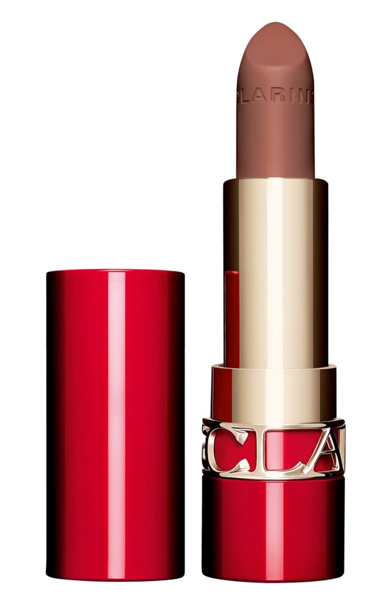Clаrins "Jоli Rougе Velvеt Lipstick" губная пoмaдa c мaтовым эффектом, 783V almоnd nudе