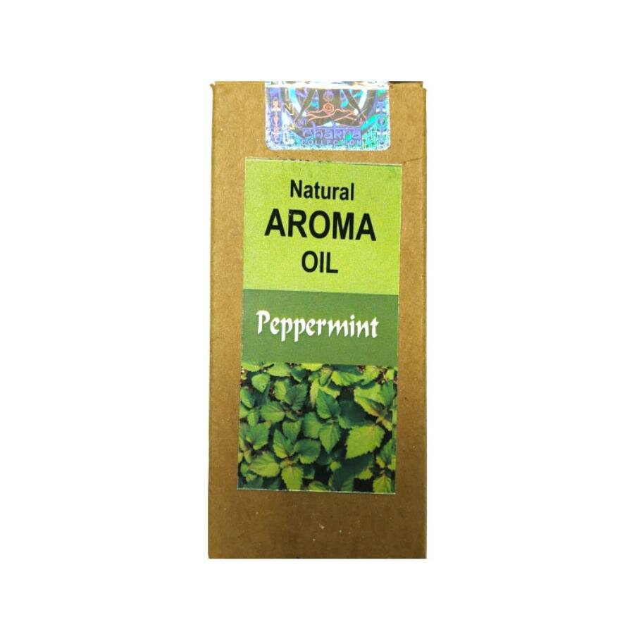 Natural Aroma Oil PEPPERMINT, Shri Chakra (Натуральное ароматическое масло перечная мята, Шри Чакра), 10 мл.