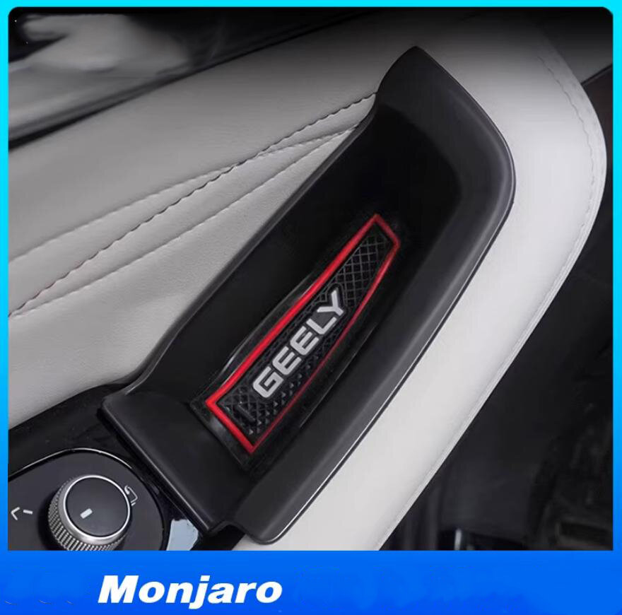 Органайзер в ручки дверей (бокс для хранения, контейнер) для Geely Monjaro Джили Монжаро 2021-2025 гг.