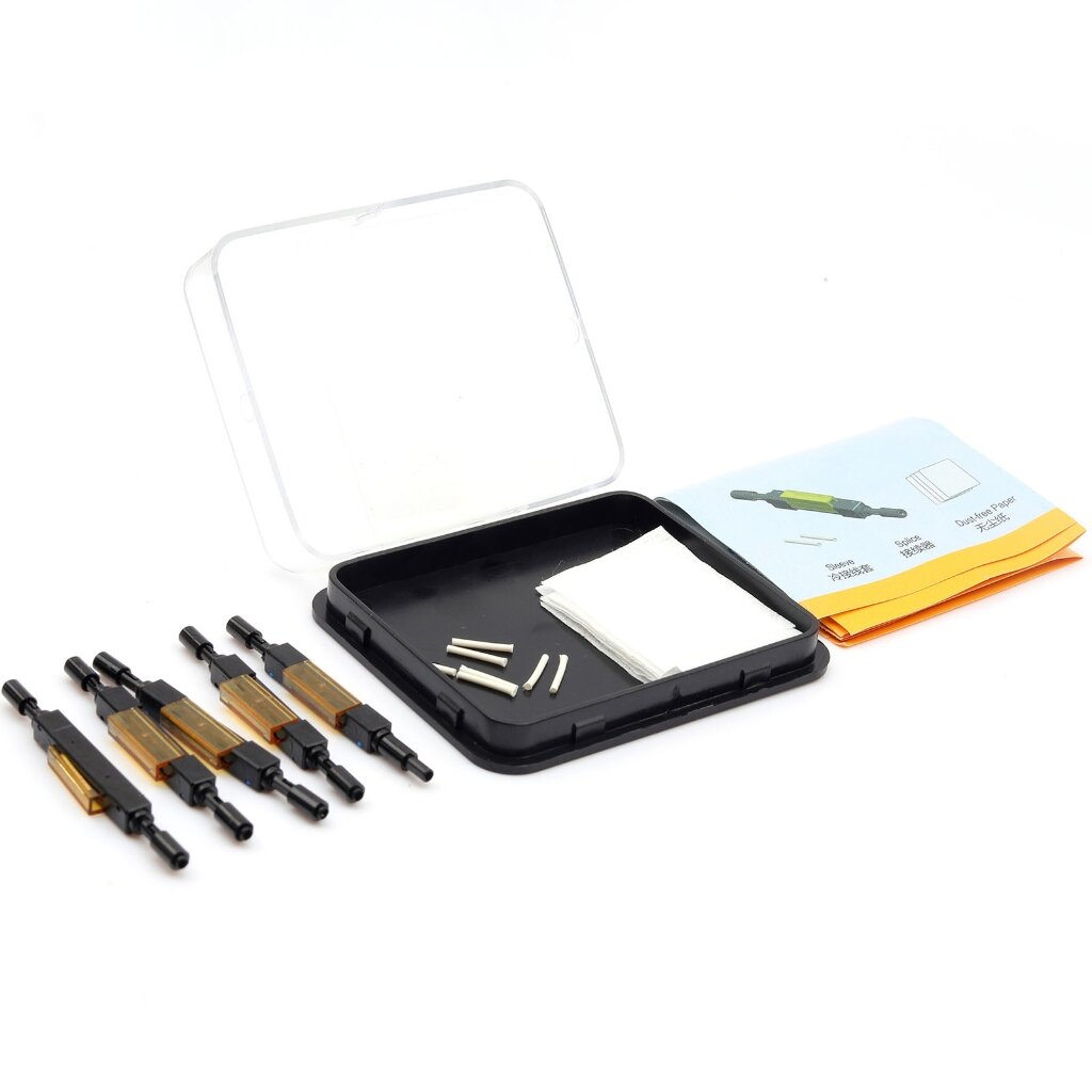 5-Штучный Волоконно-Оптический Быстроразъемный Соединитель L925B Механические Соединения Оптического Волокна Простота в эксплуатации для Сборки Оптического кабеля Drop