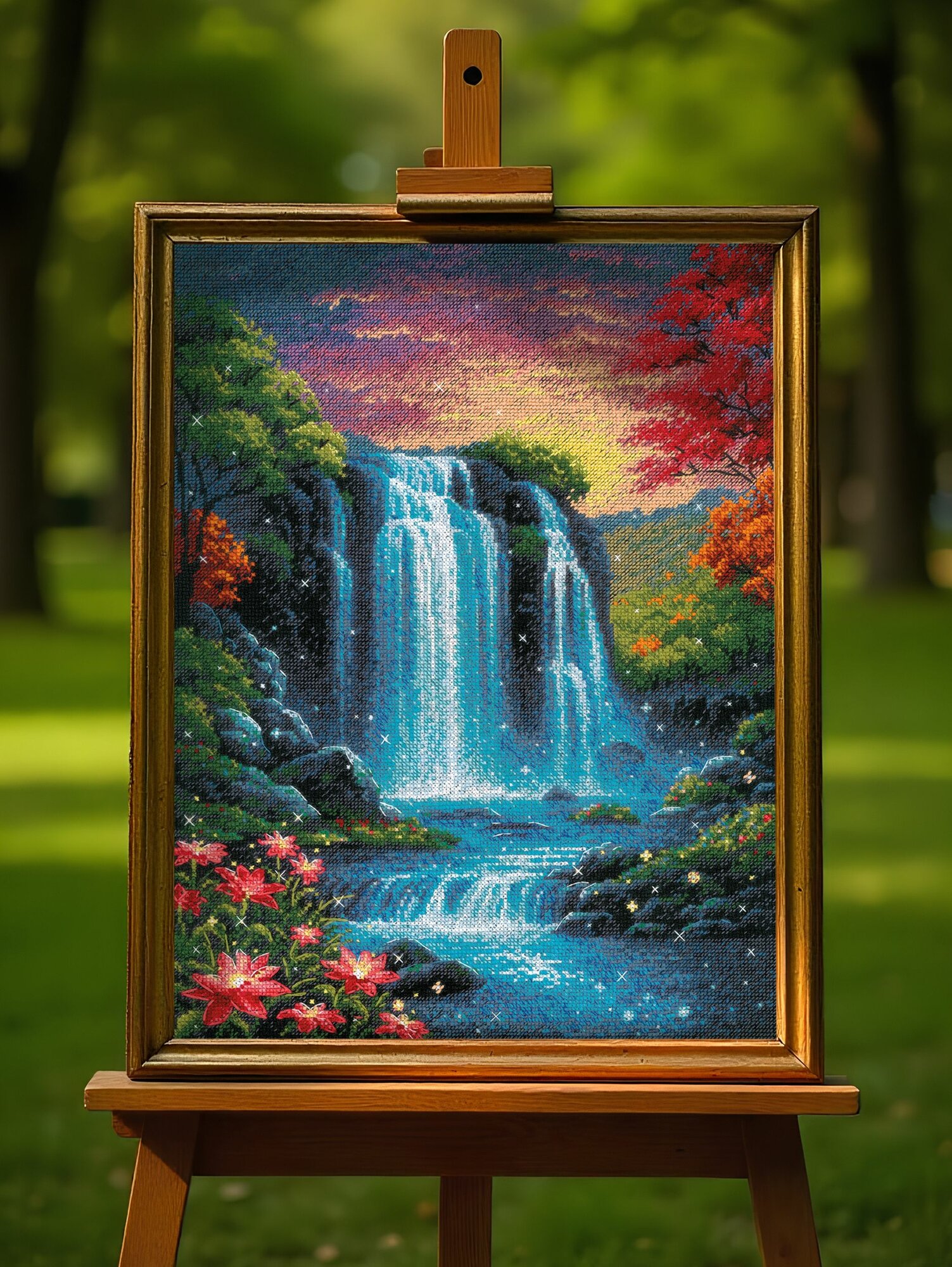 Набор для вышивания крестом Риолис, вышивка крестиком "Источник магии", 30*40см, 2274