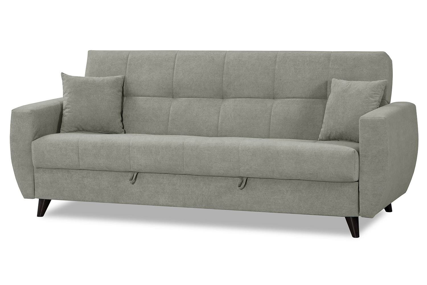 Диван-кровать Hoff Бетти, 236х96х88 см, обивка велюр, цвет серый