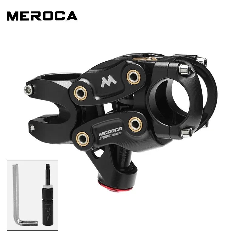MEROCA SS02 Подвесной вынос для велосипеда алюминиевый SS02 Stem Black