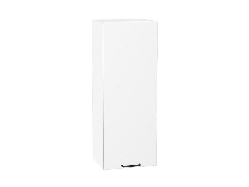 VVT Шкаф верхний с 1-ой дверцей Флэт Белый, White In 2S, 920, 350 В*Ш*Г 920*350*318, фасад ЛДСП White In 2S, корпус Белый White In 2S