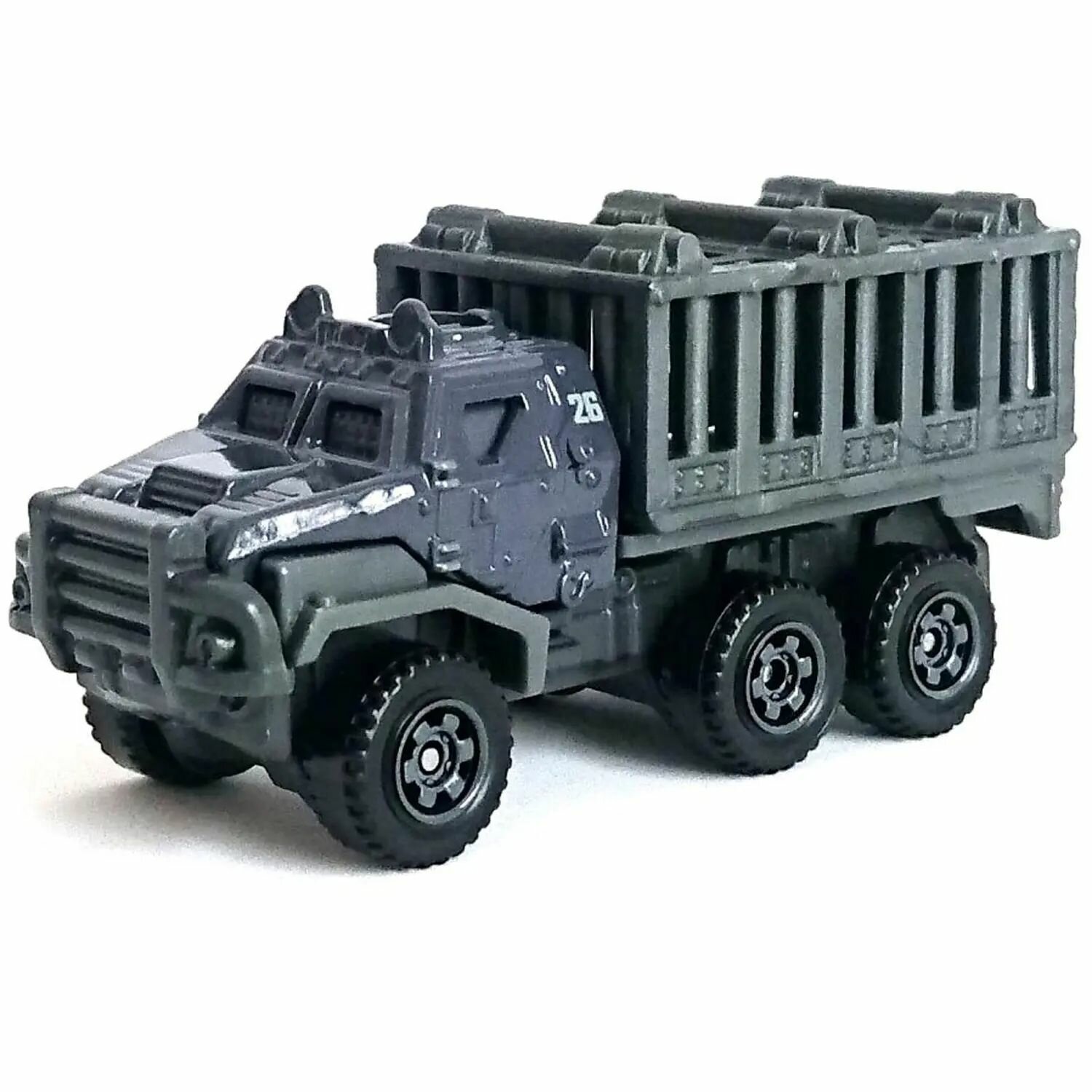 Машинка Matchbox Jurassic World 1/64 car model Armored Action Transporter