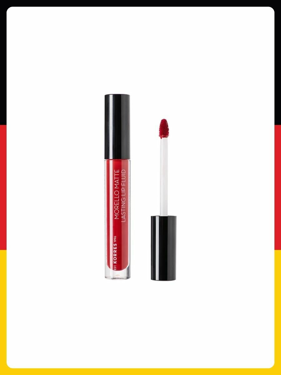 Губная помада Korres Morello Matte Lasting Lip Fluid 59 Brick Red 3,4 ml