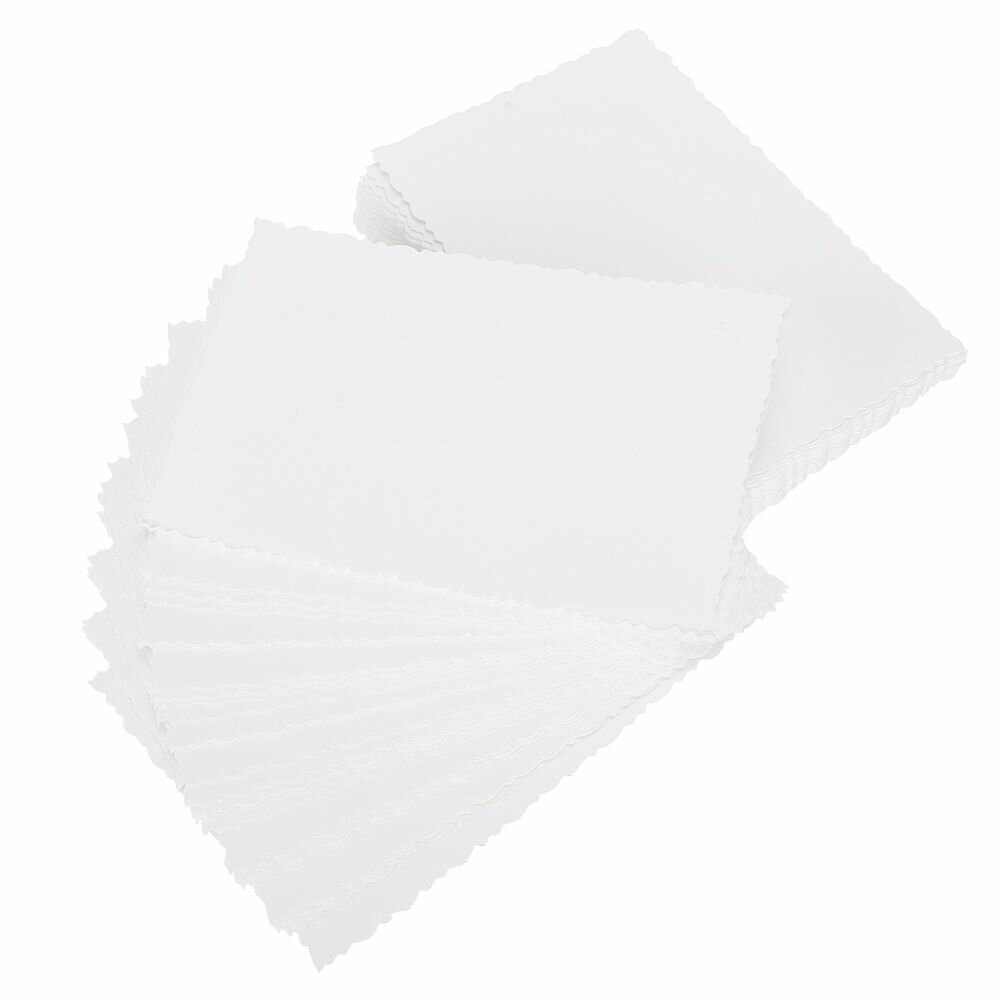 100 шт. белая картонная бумага, плотная ДСП, используемая для обложки книги, тегборд, конверт для фотокниги, неровный край