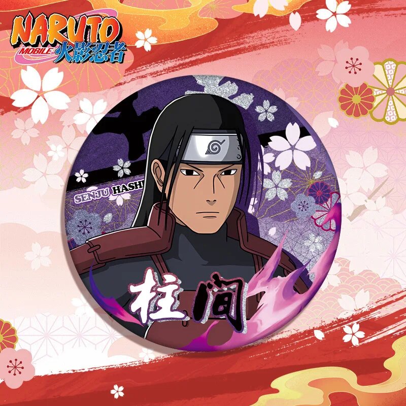 Значок Наруто Bandai Senju Hashimara, розовый