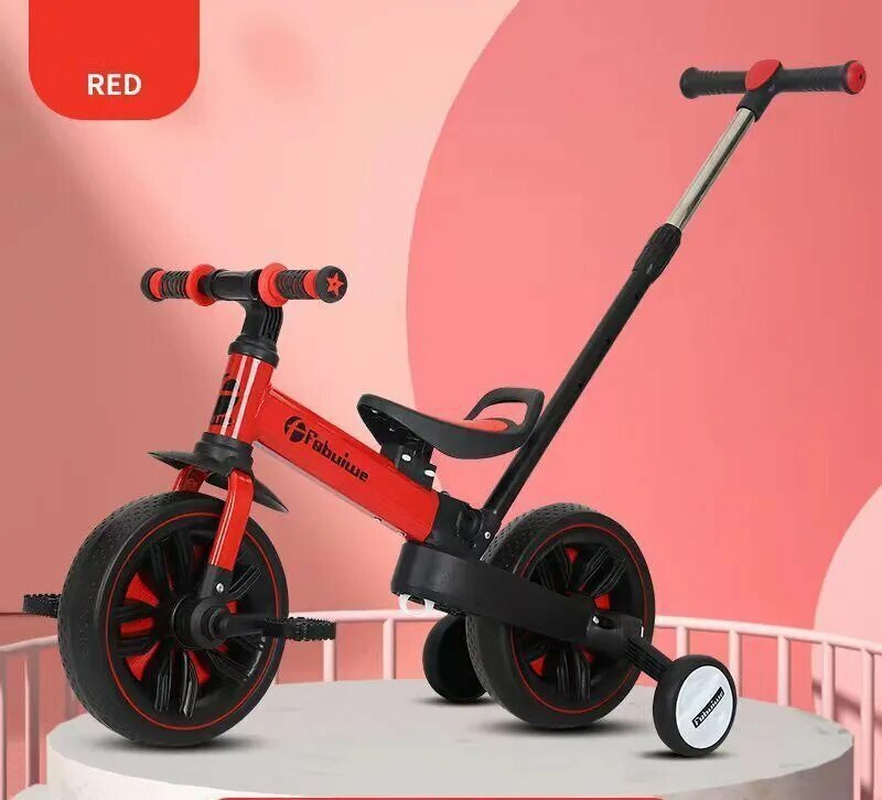 Детский беговел 4-в-1 с родительской ручкой.