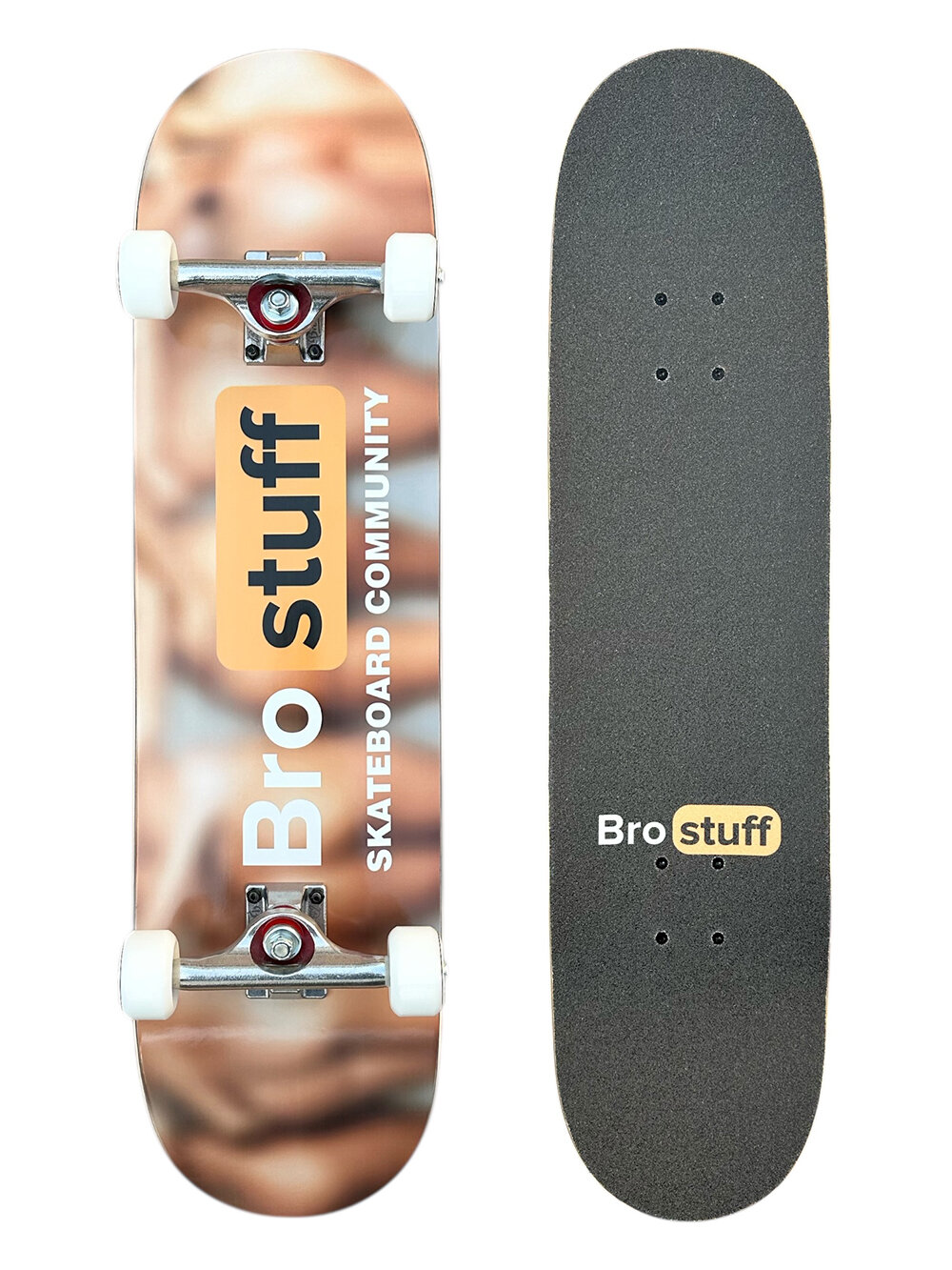 Скейтборд в сборе BroStuff brohub, размер 8.125x31.68 (комплект)
