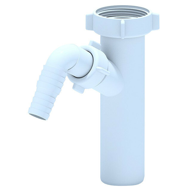 Отвод для бытовой техники анипласт 1 1/2"х 40мм