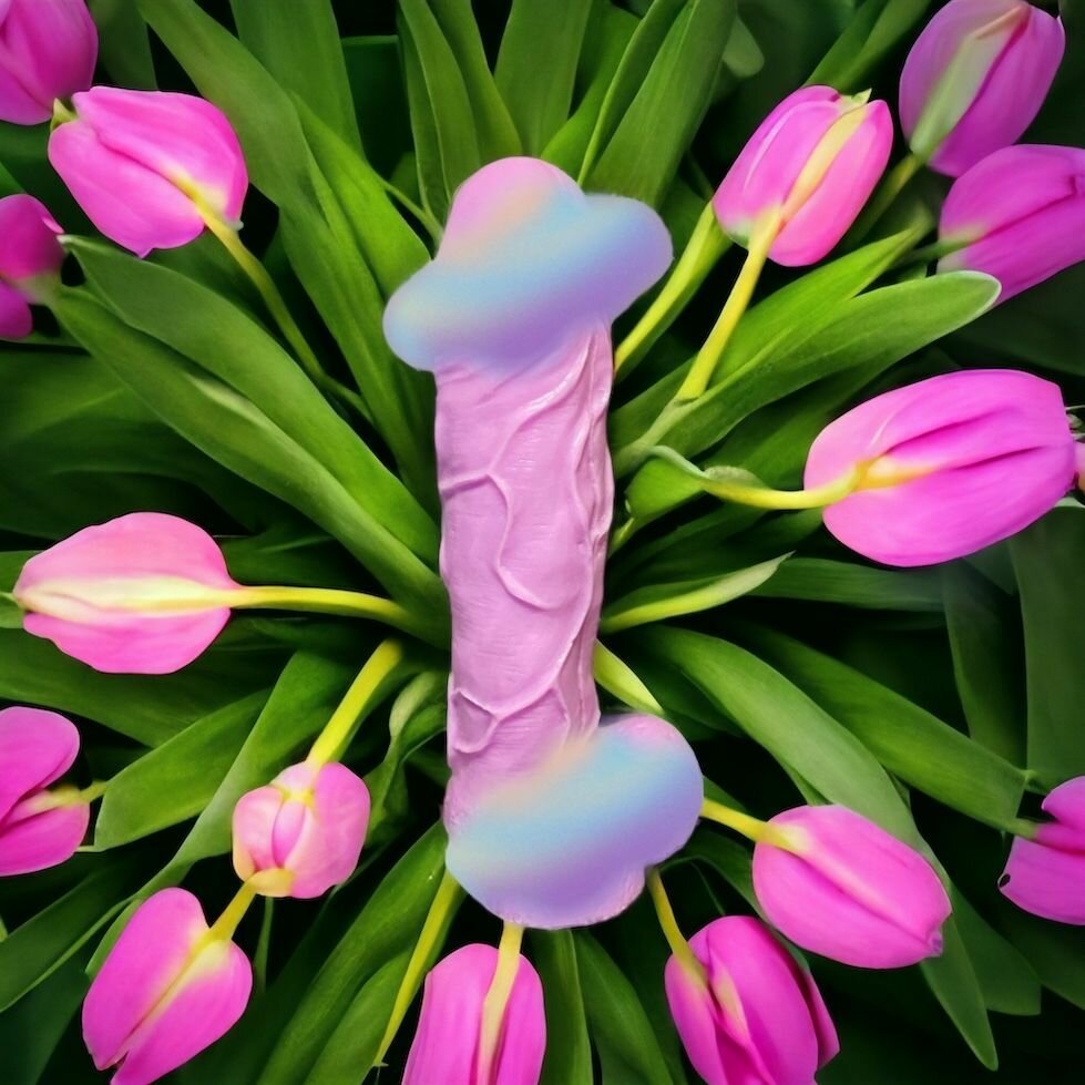 Мыло фигурное подарочное "Мужское достоинство (член)" 16 см, большой, с ароматом кокоса и манго