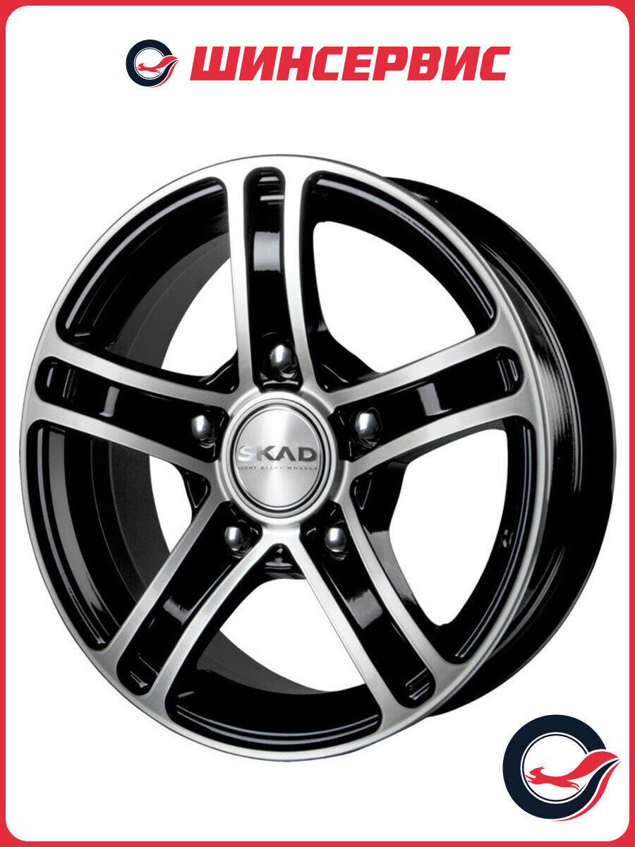 Литой колесный диск Скад Трофи R15x6.5J 5x139.7 ET40 ЦО98.5 для автомобиля