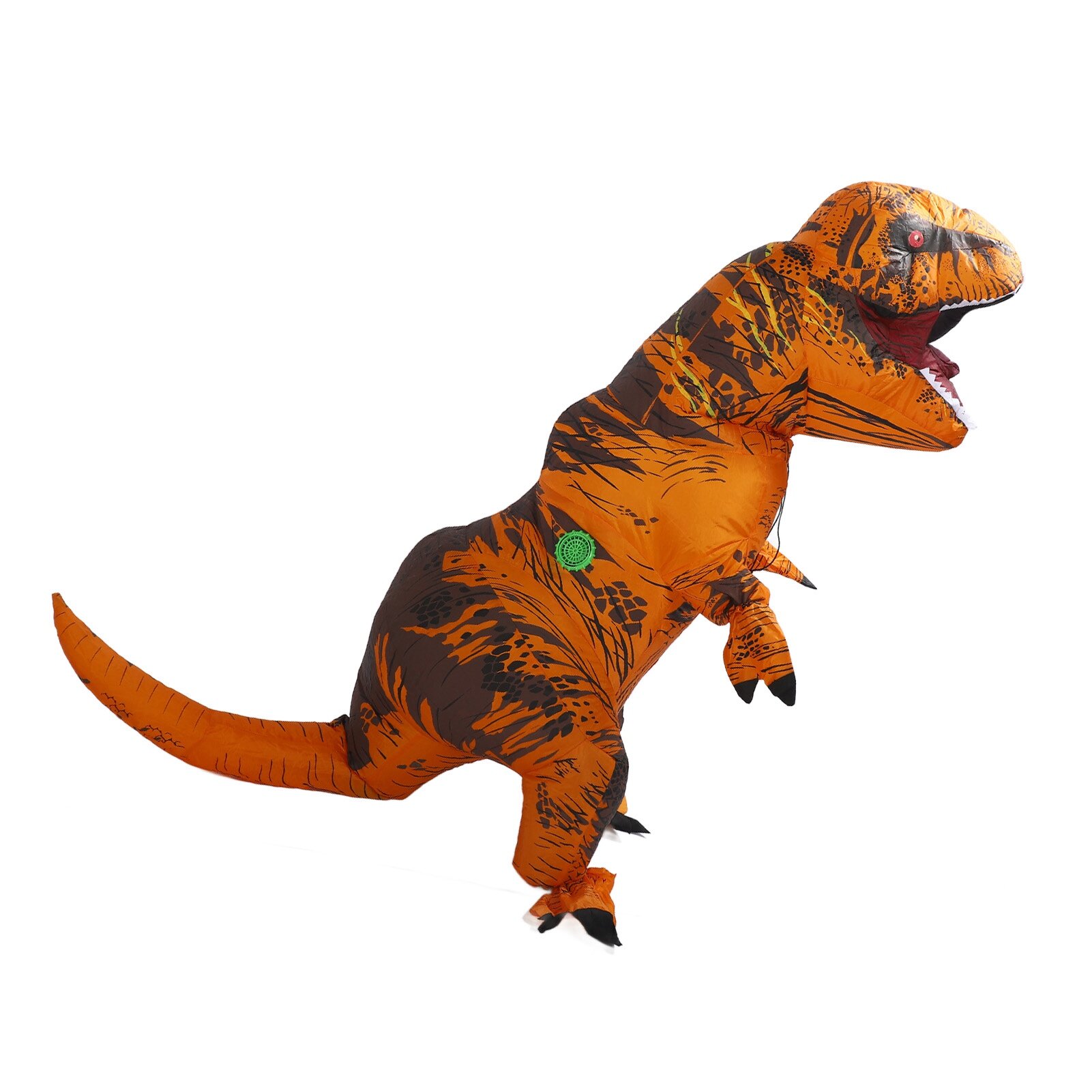 Костюм динозавра T Rex Надувной динозавр Blow Up Костюм для Хэллоуина Косплей Вечеринка Рождественский ребенок 120‑140 см Коричневый