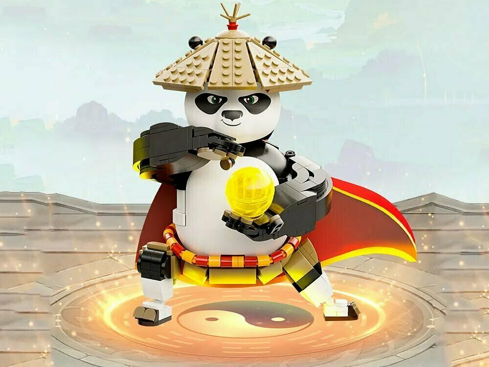 Конструктор Pantasy "Кунг-Фу Панда" 86509, пластик, 1262 детали