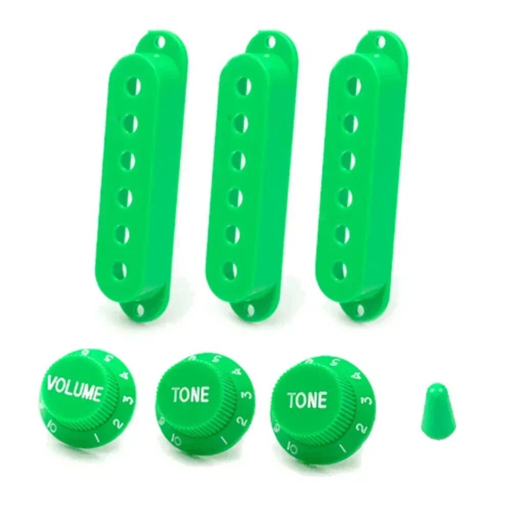 Крышки звукоснимателей для гитары ST Зеленый, Green