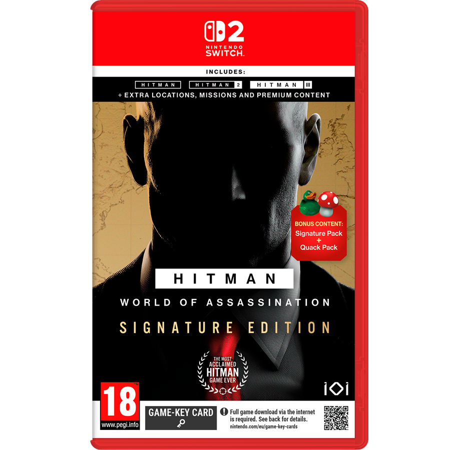 Hitman: World of Assassination - Signature Edition, (русские субтитры) (Game-Key Card) Nintendo Switch 2