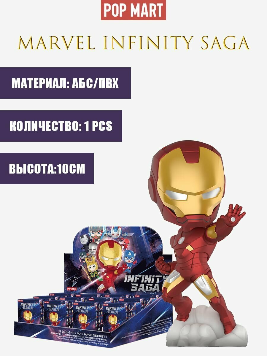 Коллекционная фигурка Слепая коробка POP MART Marvel Infinity Saga Series Figures