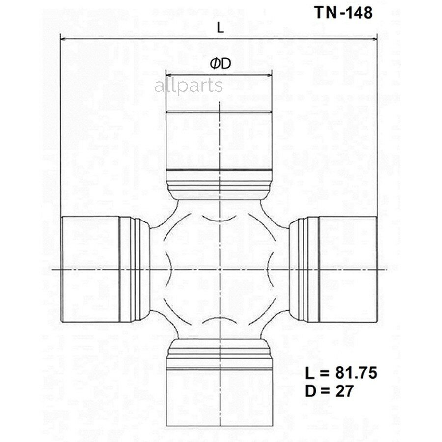 TOYO TN-148 Крестовина япония 27,00/81,80