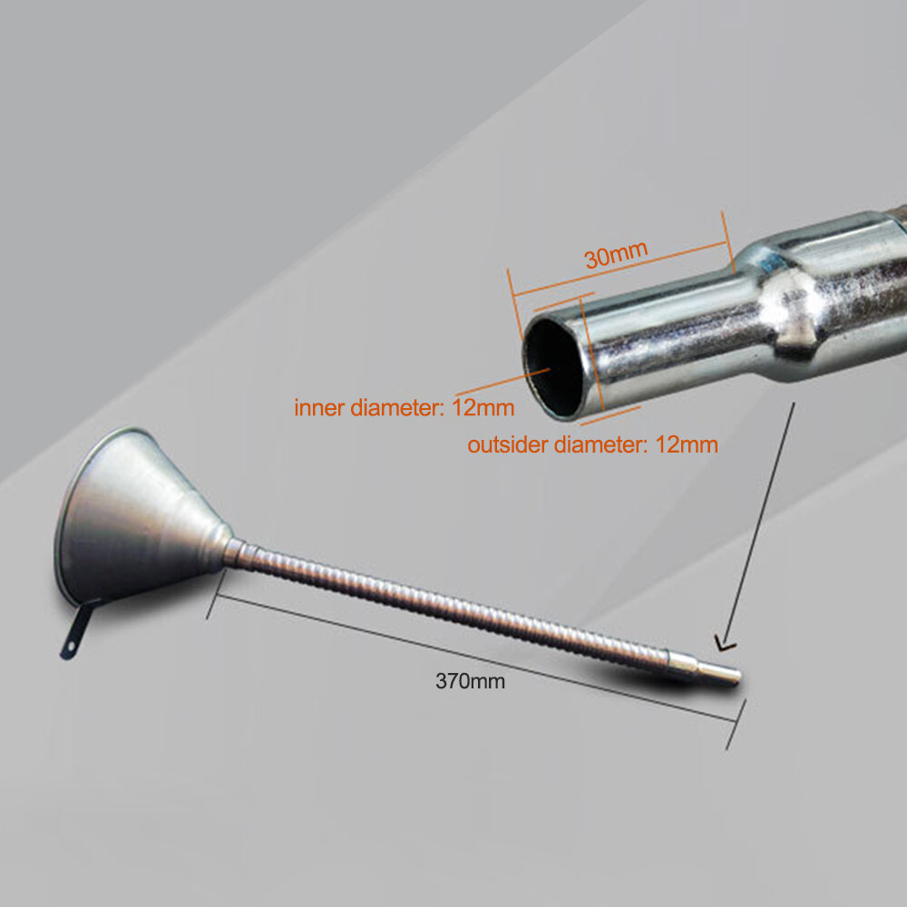 Металлическая гибкая воронка 14.6in для авто/мото