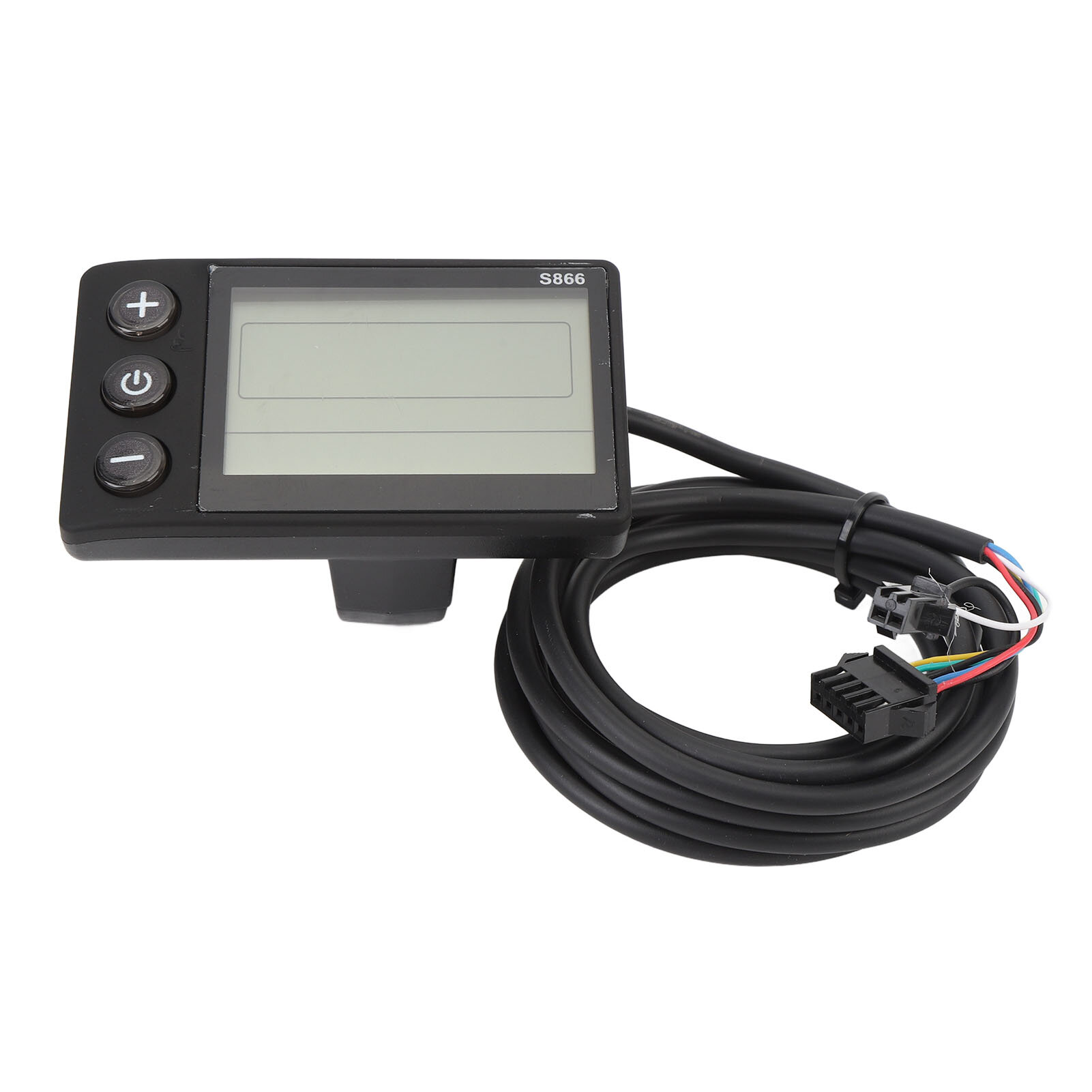 Панель управления ЖК-дисплеем для велосипеда с разъемом SM 6 Pin для электроскутера S866 ЖК-панель для руля 22,2 мм
