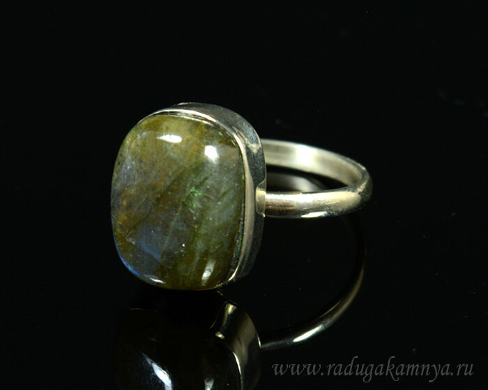 Кольцо, лабрадорит