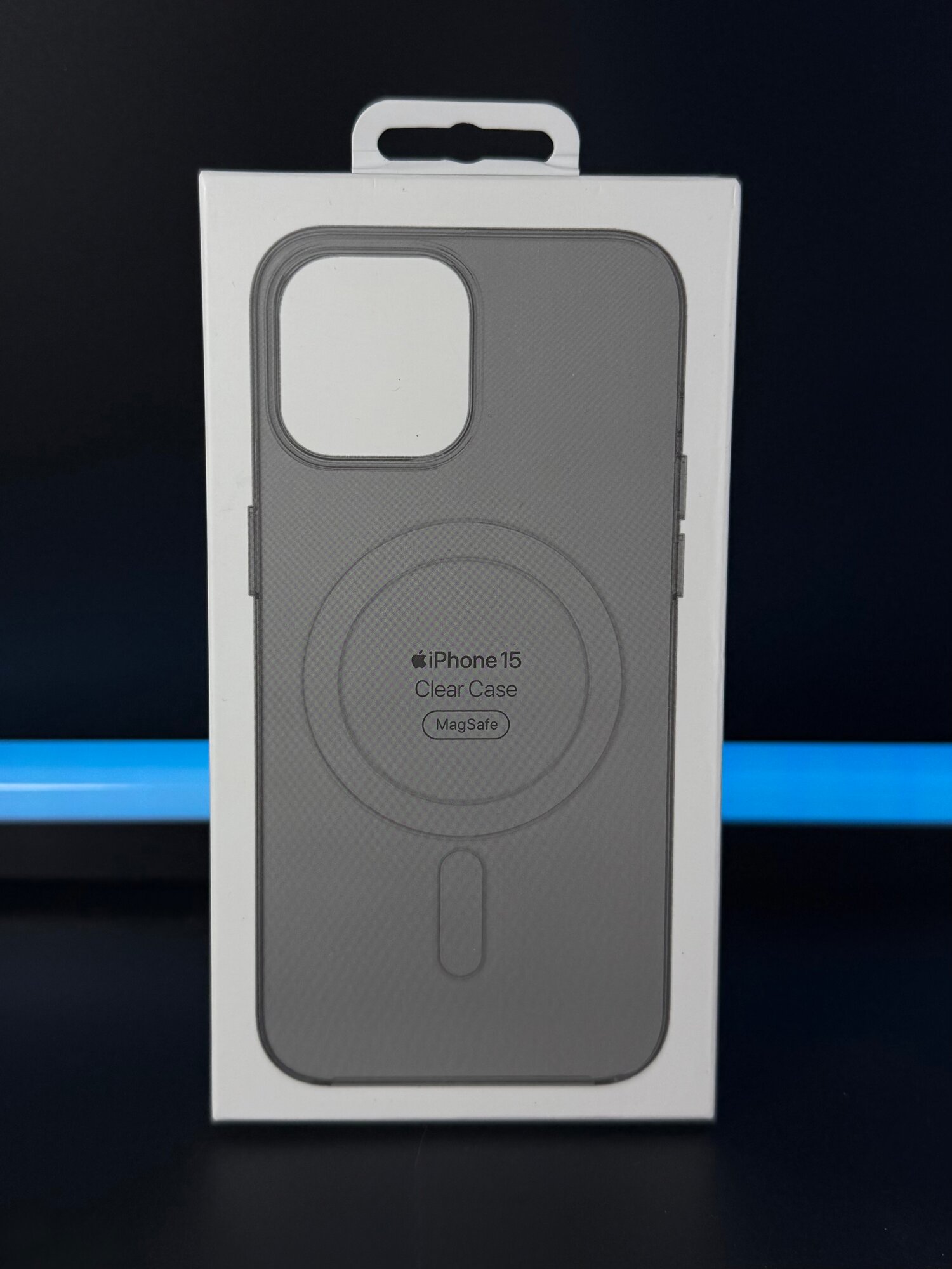 Чехол Clear Case магнитный для 15 прозрачный чёрный с анимацией NFC