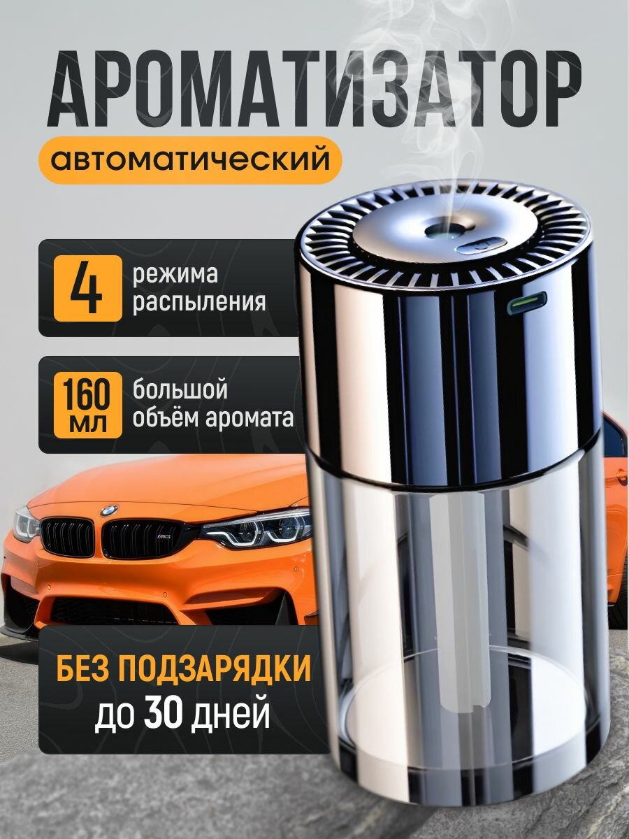 Ароматизатор для автомобиля и дома автоматический 160мл Османтус беспроводной