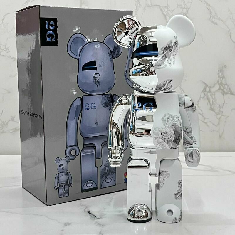 Bearbrick 400% виниловая коллекционная фигурка медведя для детей и взрослых, стильный подарок на день рождения и декор интерьера