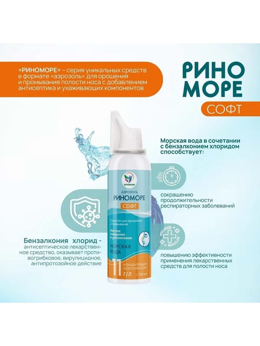 Освежающий спрей для носа с увлажнением