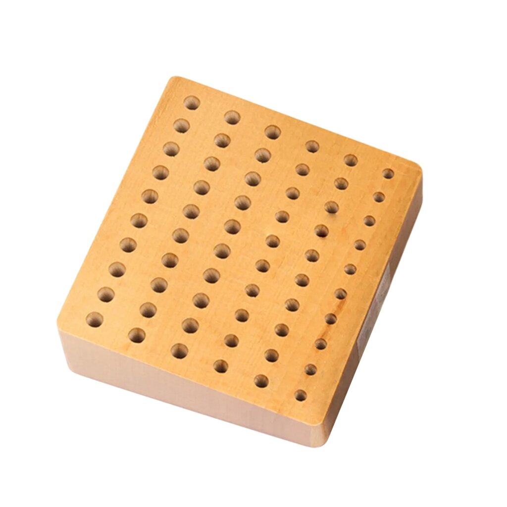 Смотреть инструменты ремонта, Деревянная подставка для отверток для ремонта часов - 60 отверстий