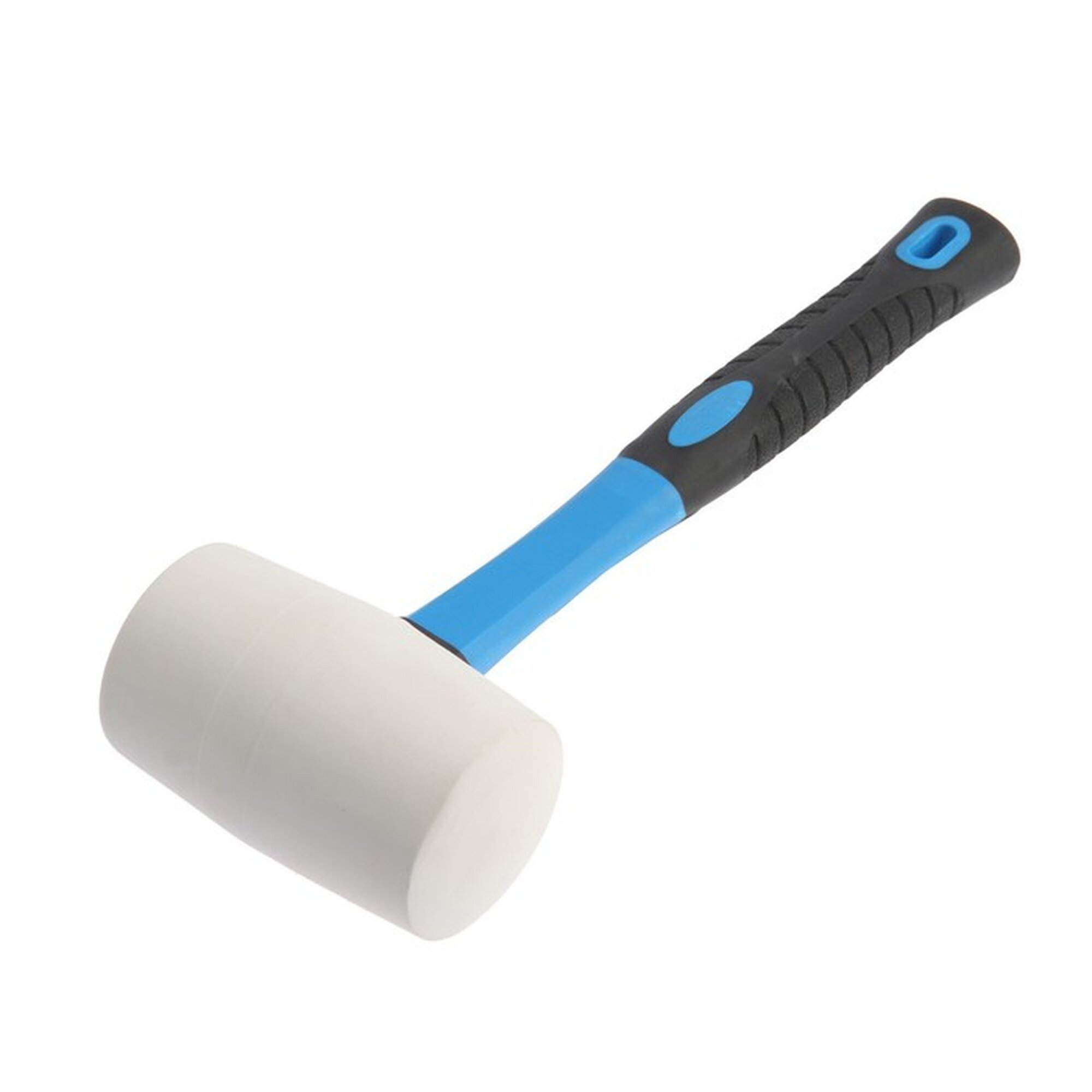 Киянка Тундра, фибергласс, обрезиненная ручка, круглая, 750 г