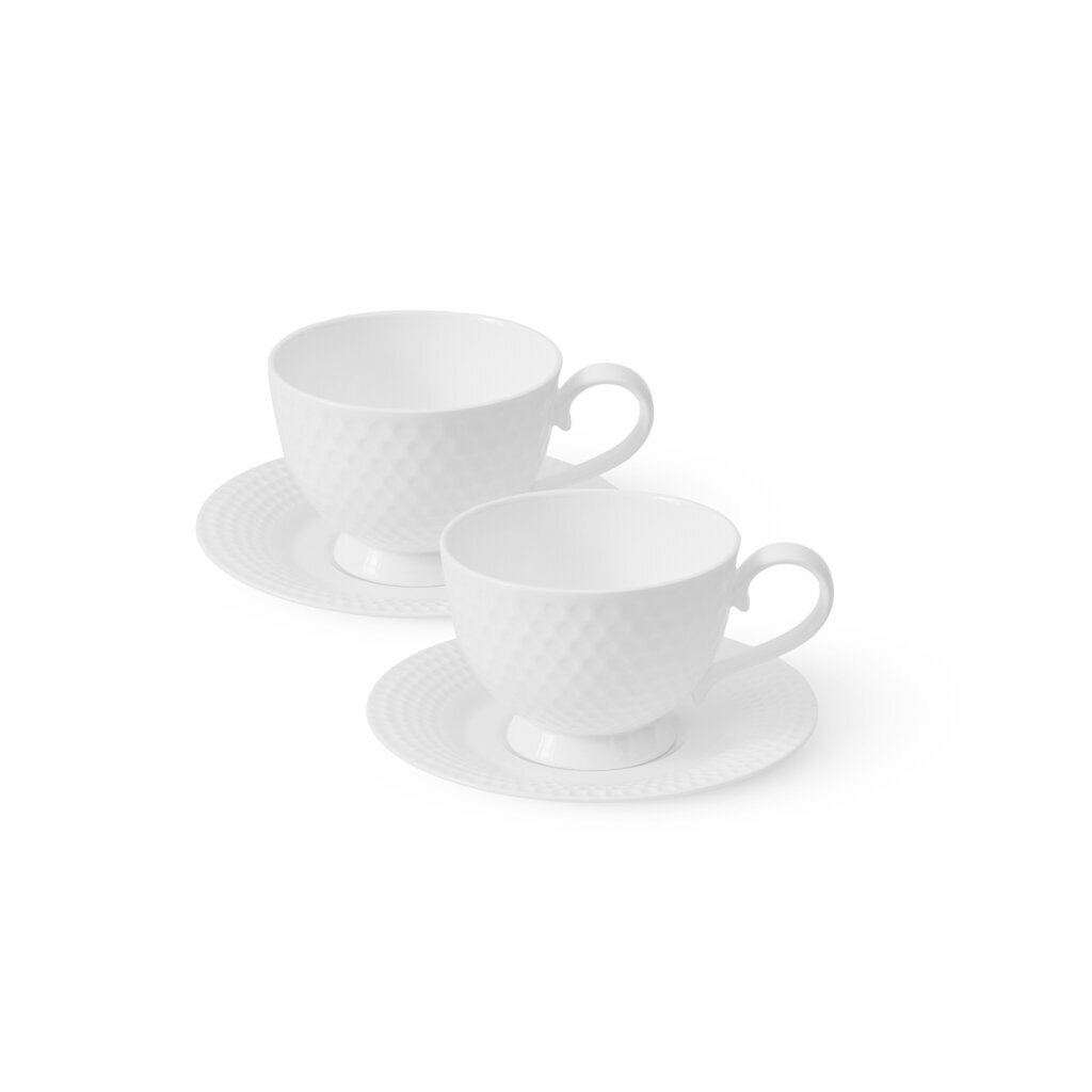 Набор из 2-х чашек с блюдцами 300 мл Noemi (костяной фарфор)