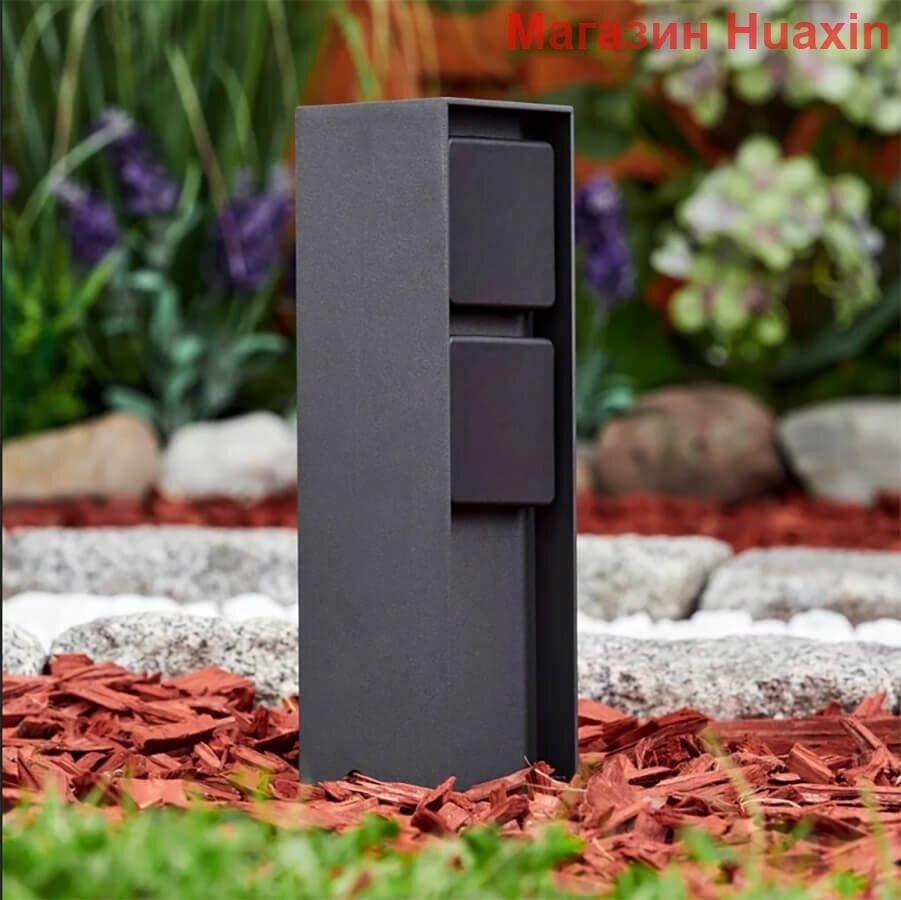 Розетка Pondtech CSB 204, уличная, влагозащищенная, нержавеющая сталь, черная