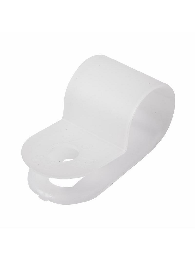 Набор Скоба Rexant кабельная под винт, 9 мм, белая {07-4409} (50 шт/уп*2 упак)