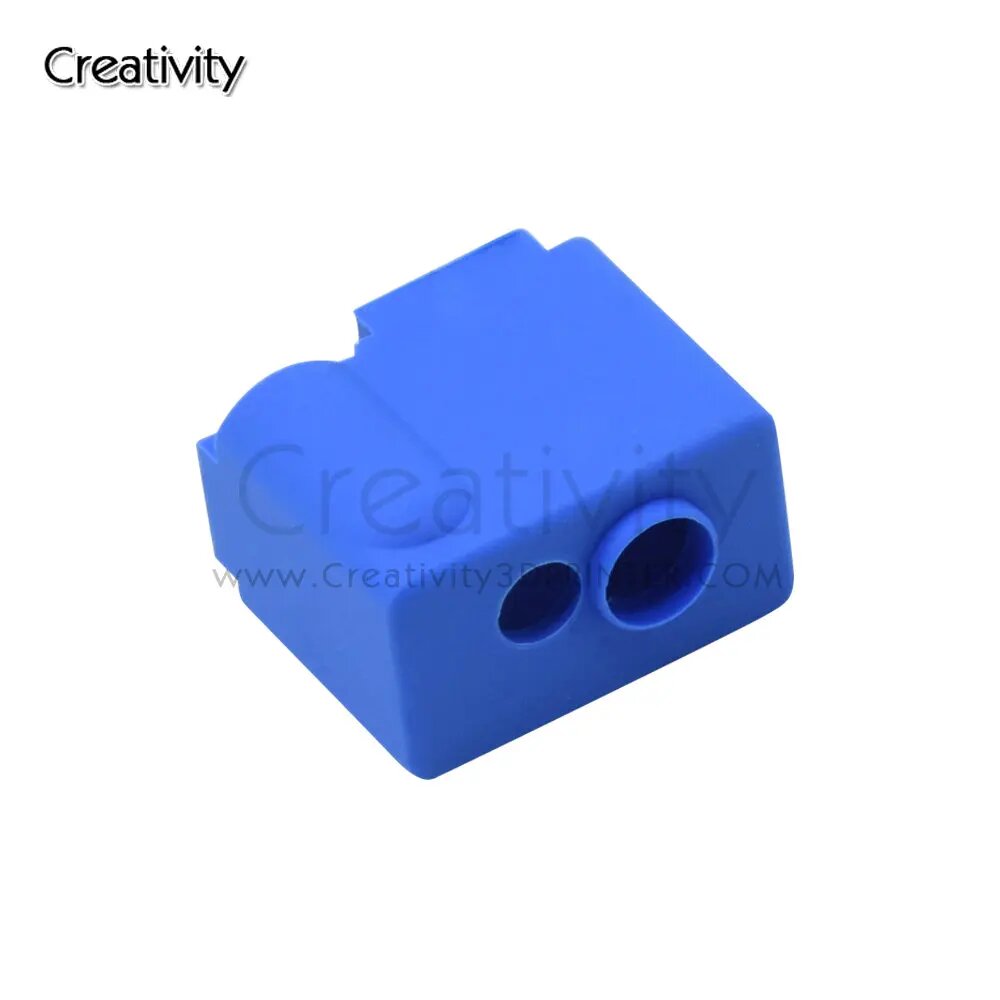 Алюминиевые силиконовые носки PT100 Volcano с подогревом, высококачественный медный латунный тепловой блок с покрытием для PT100, запчасти для 3D принтера Hotend