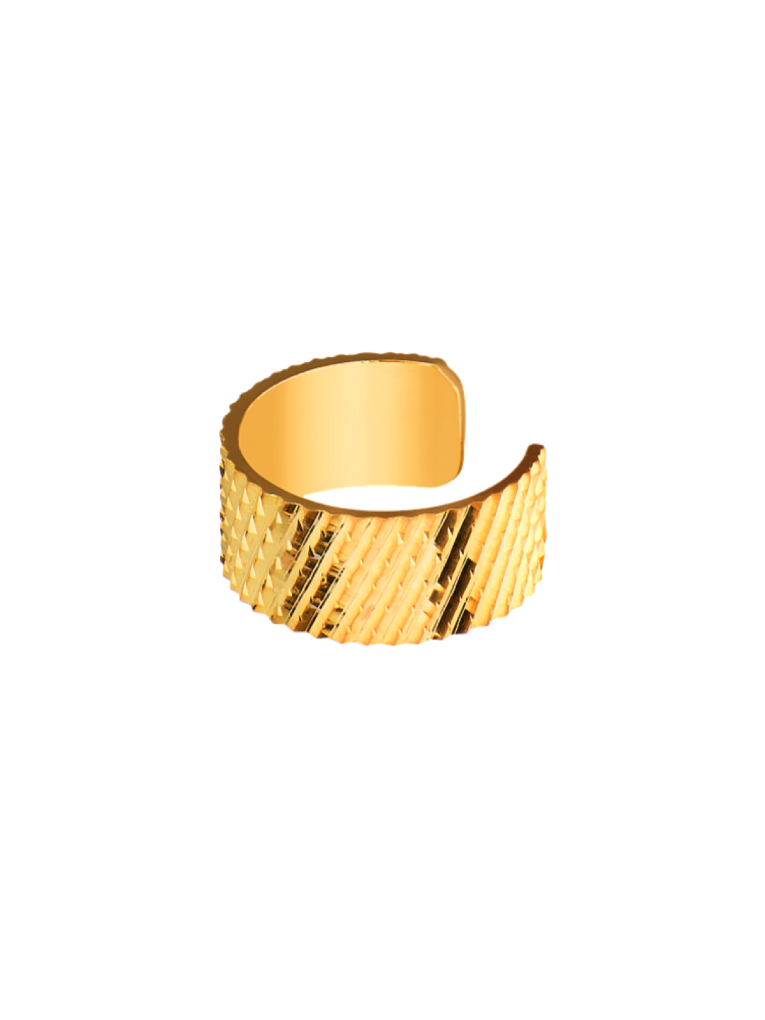 Кафф, серебро, 925 проба, золочение