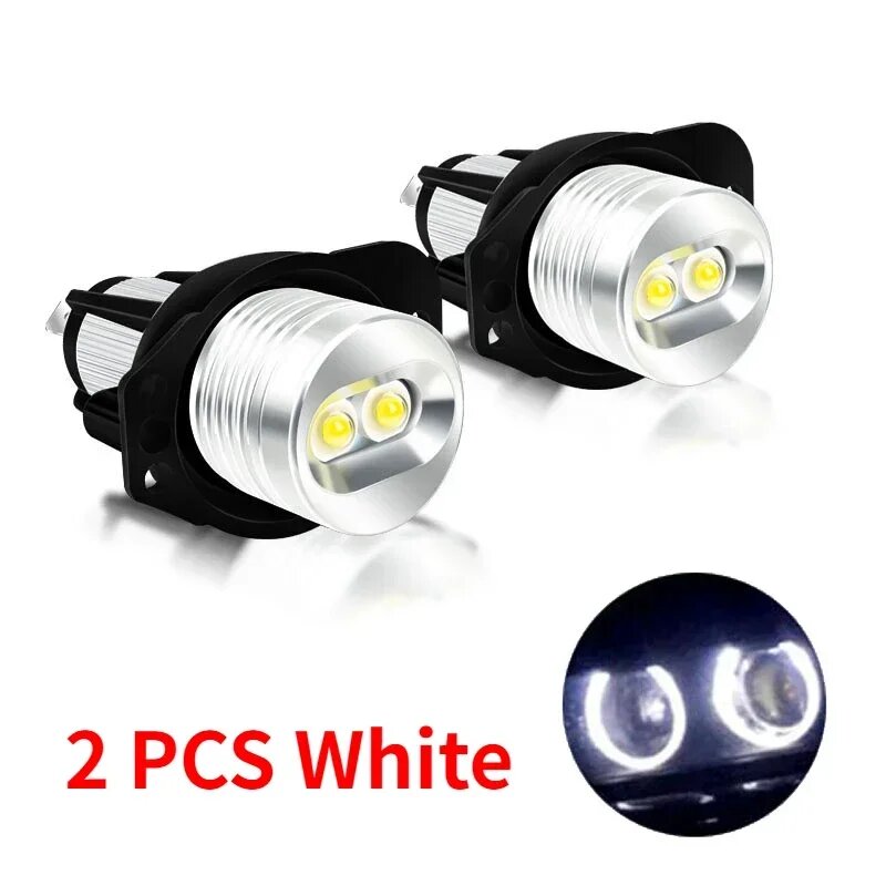 2 шт. Белые LED "ангельские глазки" для BMW E90 E91