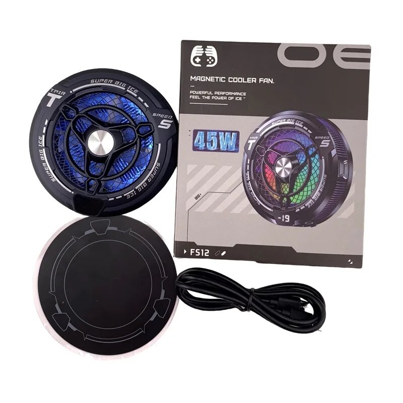 FS12 45 Вт полупроводниковый охладитель для планшета, мощный охлаждающий магнитный FS12