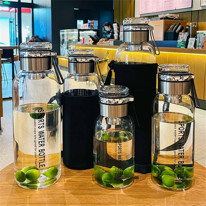 BenRussell стеклянная бутылка для воды 1л/1.5л/2л