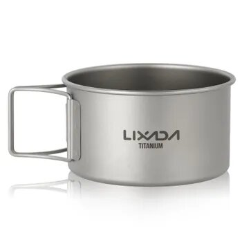 Сверхлегкая титановая миска контейнер для фруктов, LIXADA, ta8216-1s