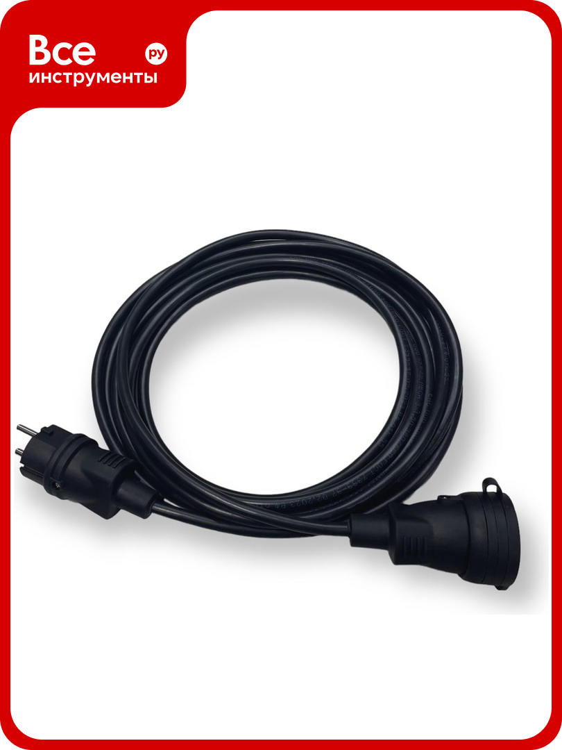 Удлинитель силовой iTOK тип SU, серии iCONNECT с заземлением, КГтп-ХЛ 3x2,5 мм, 1 гнездо, IP44, ГОСТ