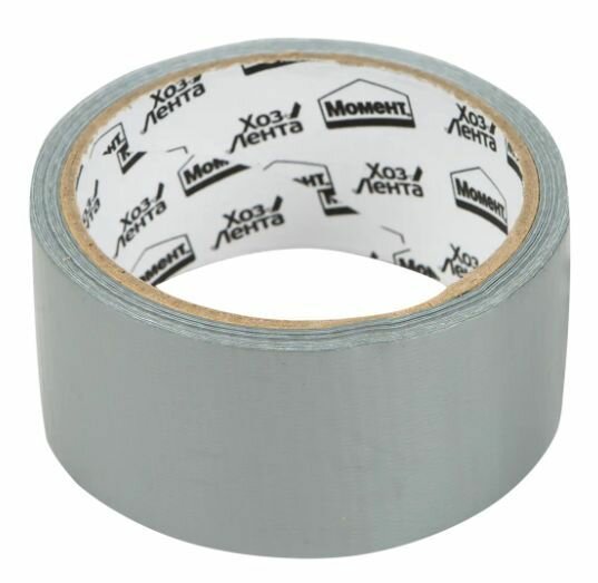 Лента хозяйственная Момент 48 мм х 10 м цвет серебристый
