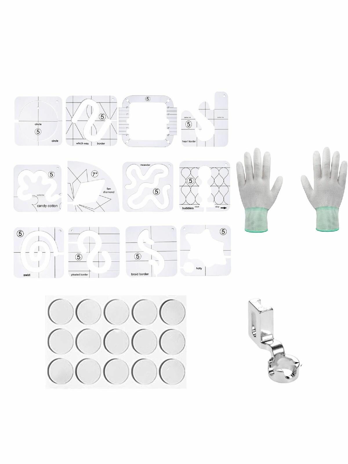 Набор акриловых шаблонов для квилтинга