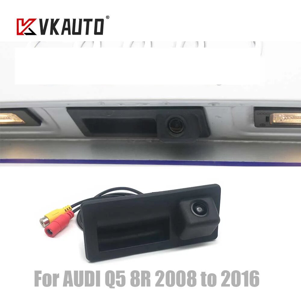 VKAUTO камера с ручкой багажника для Audi Q5 8R 2008 ~ 2017 CCD/ночное видение/резервная камера заднего вида для парковки