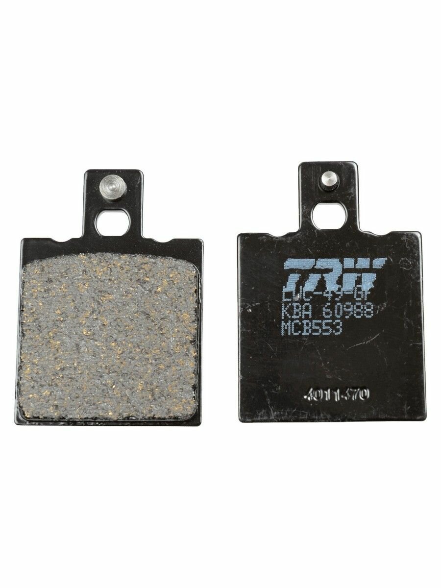 Колодки тормозные дисковые передние/задние для м/т, TRW MCB553