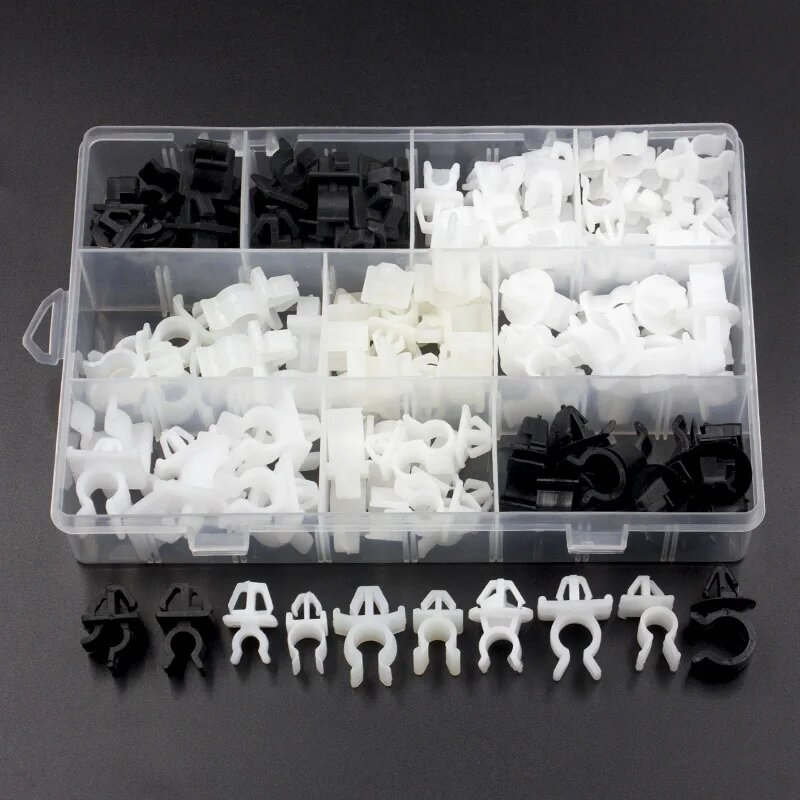 Комплект крепежных зажимов для штанги капота для Benz Toyota Nissan Hyundai, опора 120Pcs With Box
